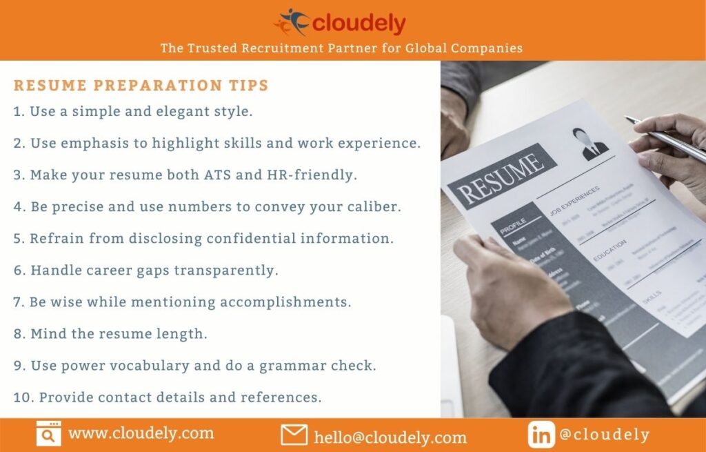 Resume Preparation Tips: Styles and Samples